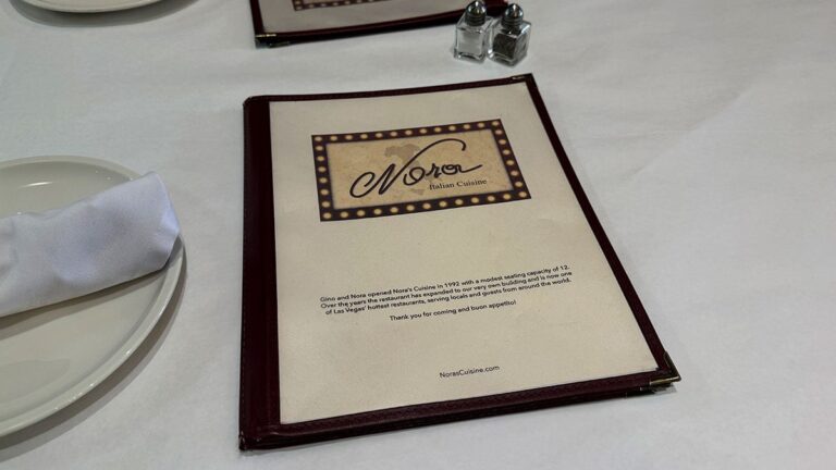 Nora’s Italian Cuisine: A Las Vegas Favorite
